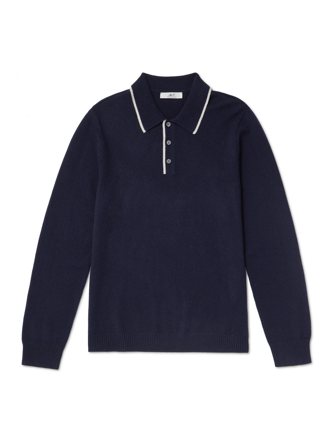 Mr P. - Cashmere Polo Sweater - Curated Menswear