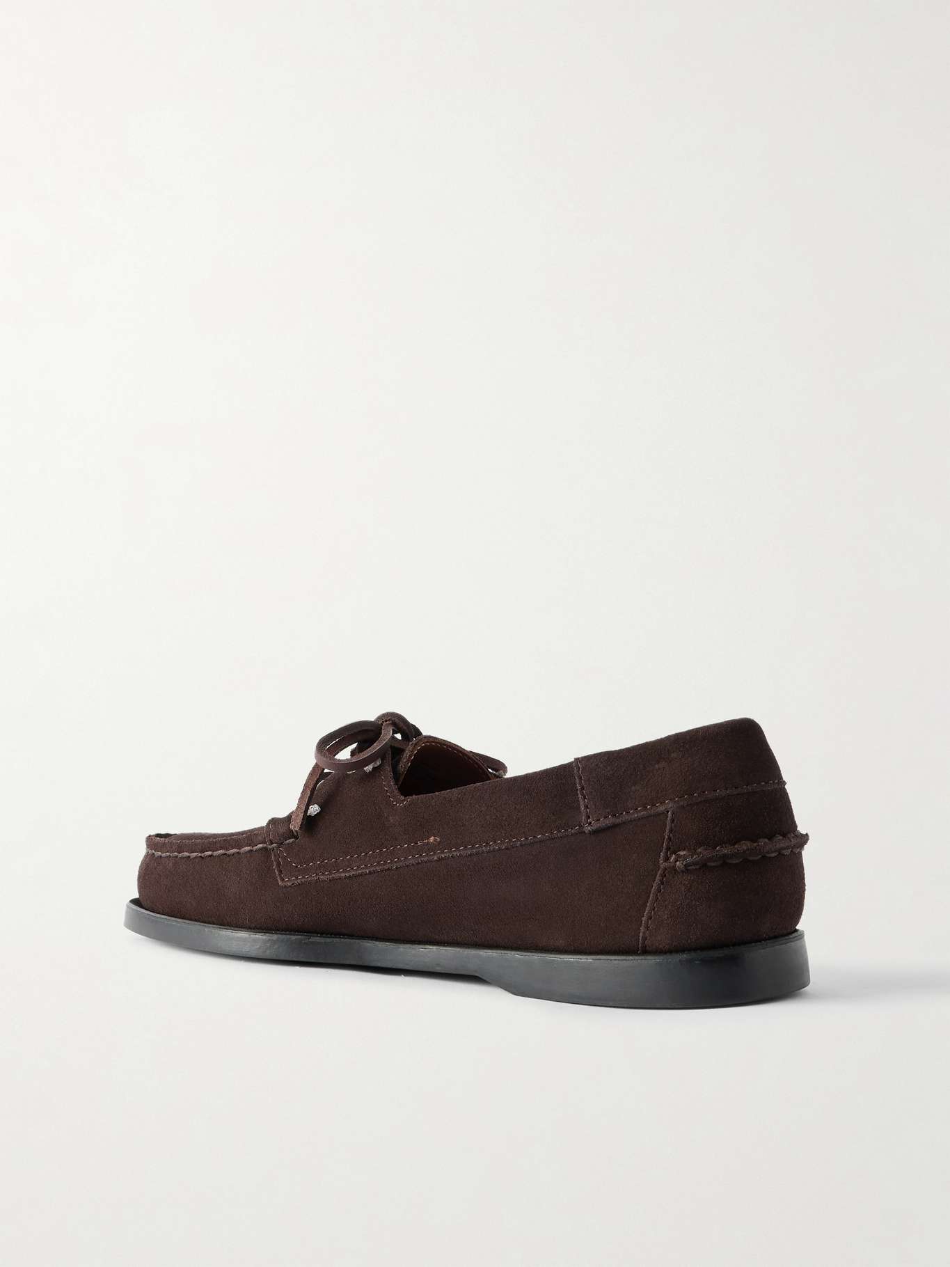 SEBAGO Docksides Portland Leather-Trimmed Suede Boat Shoes for Men | MR ...