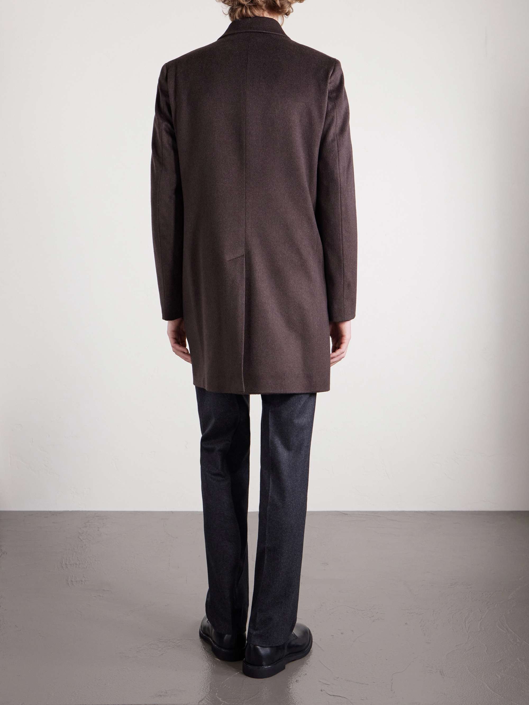 PAUL SMITH Slim-Fit Wool and Cashmere-Blend Felt Coat for Men | MR PORTER