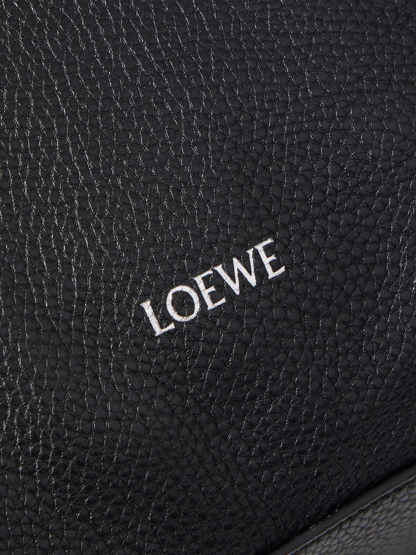LOEWE Cubi Full-Grain Leather Messenger Bag for Men | MR PORTER