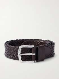 MR P. Luxe 3.5cm Woven Leather Belt for Men | MR PORTER