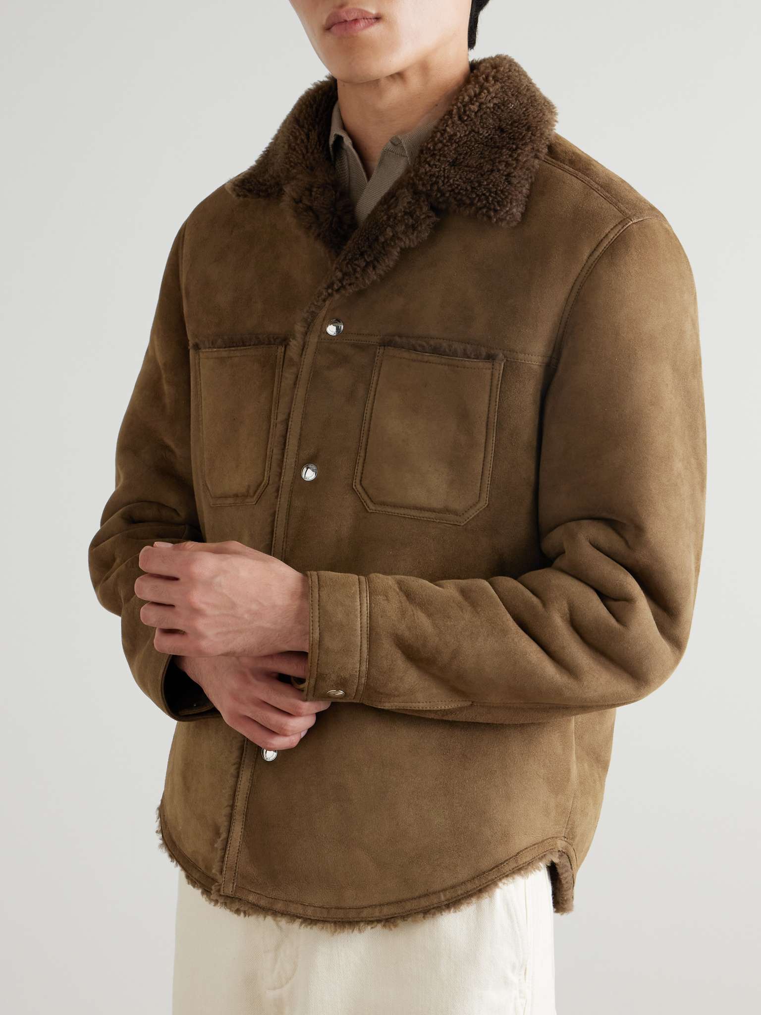 MR P. Shearling Jacket for Men | MR PORTER