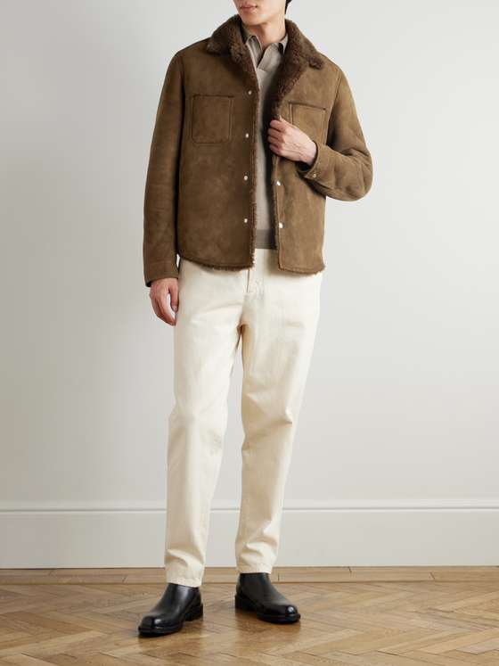 MR P. Shearling Jacket for Men | MR PORTER