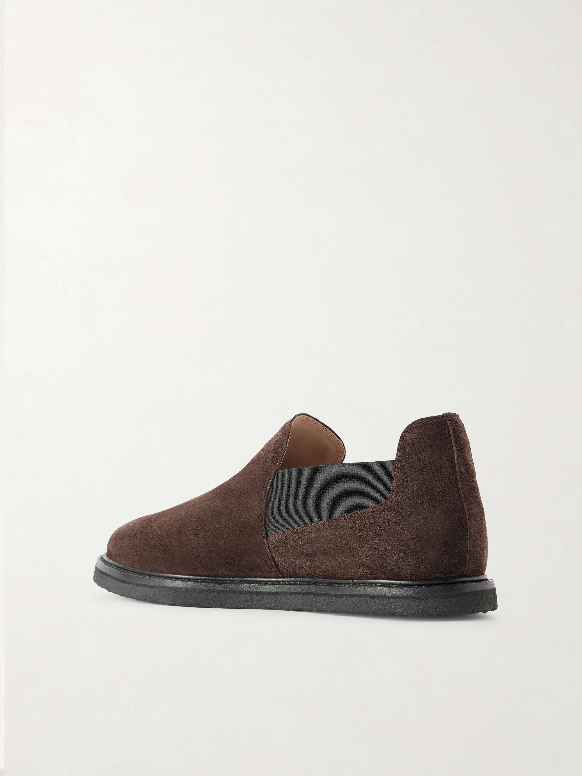 THE ROW Parker Suede Loafers for Men | MR PORTER