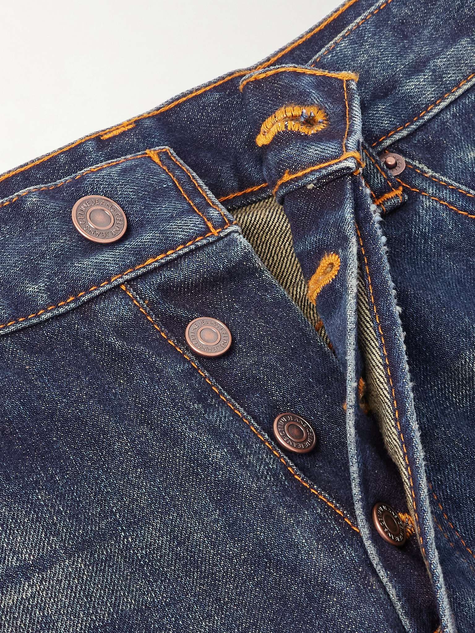 CELINE Wesley Straight-Leg Distressed Jeans for Men | MR PORTER