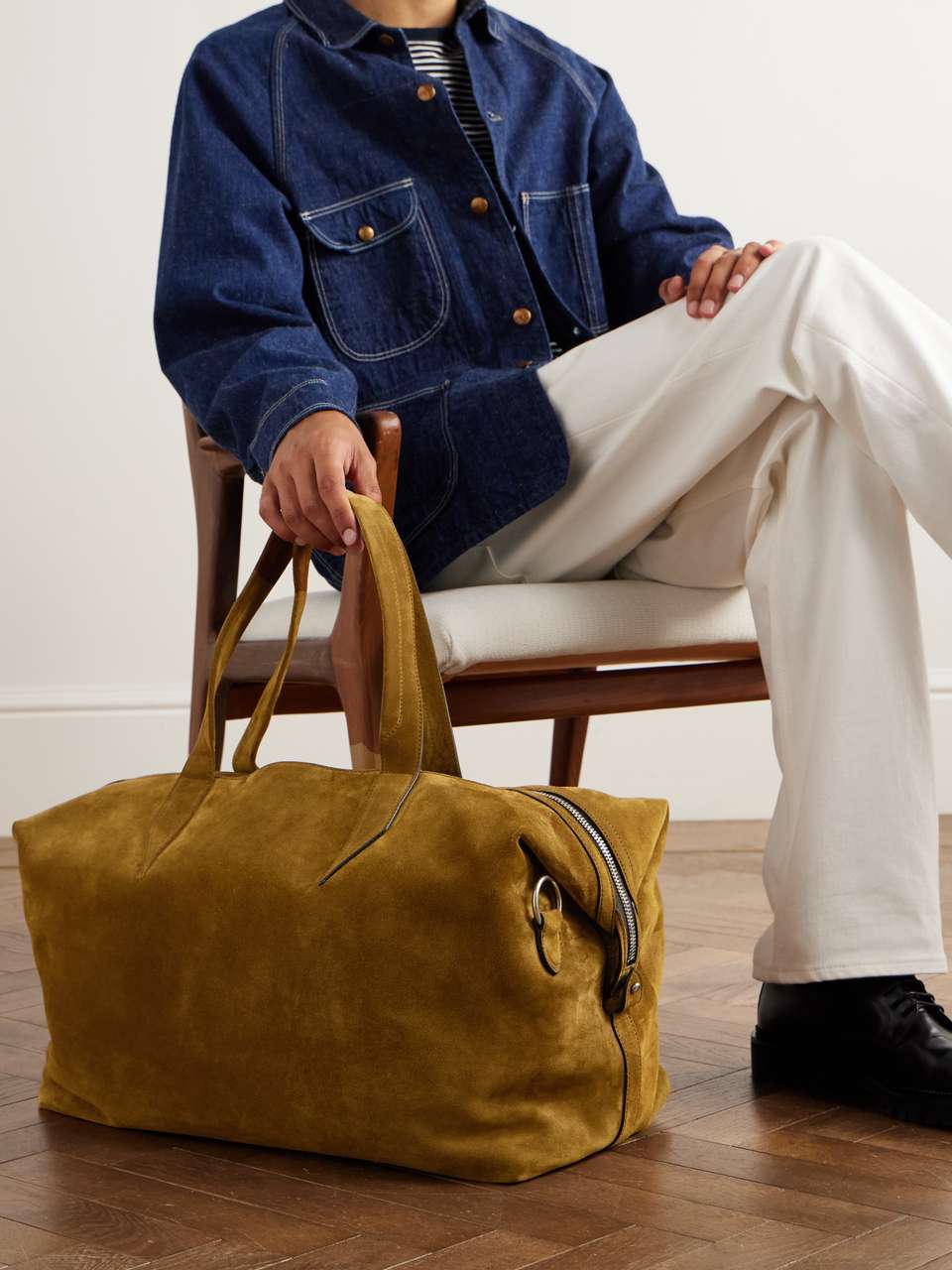 MÉTIER Nomad Suede Weekend Bag for Men | MR PORTER
