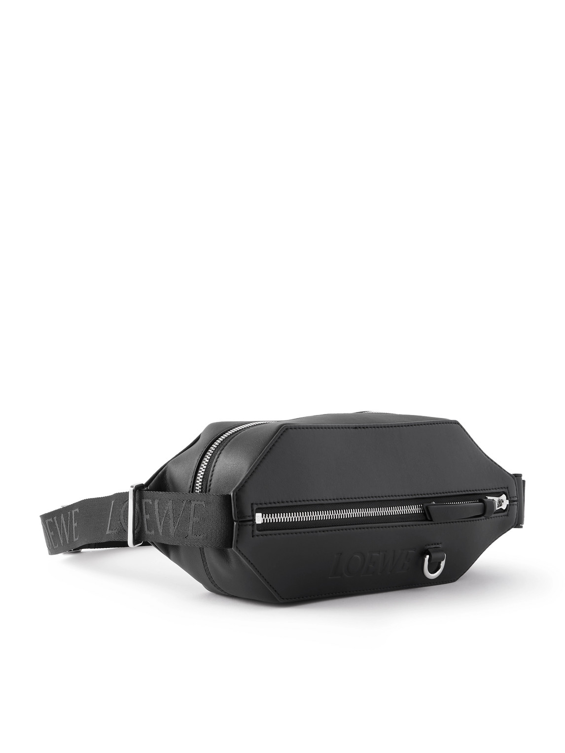 LOEWE - Logo-Debossed Leather Belt Bag - Curated Menswear