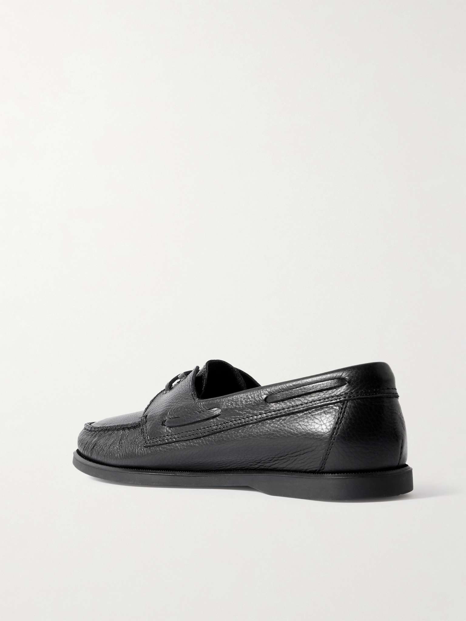 MORJAS Full-Grain Leather Boat Shoes for Men | MR PORTER