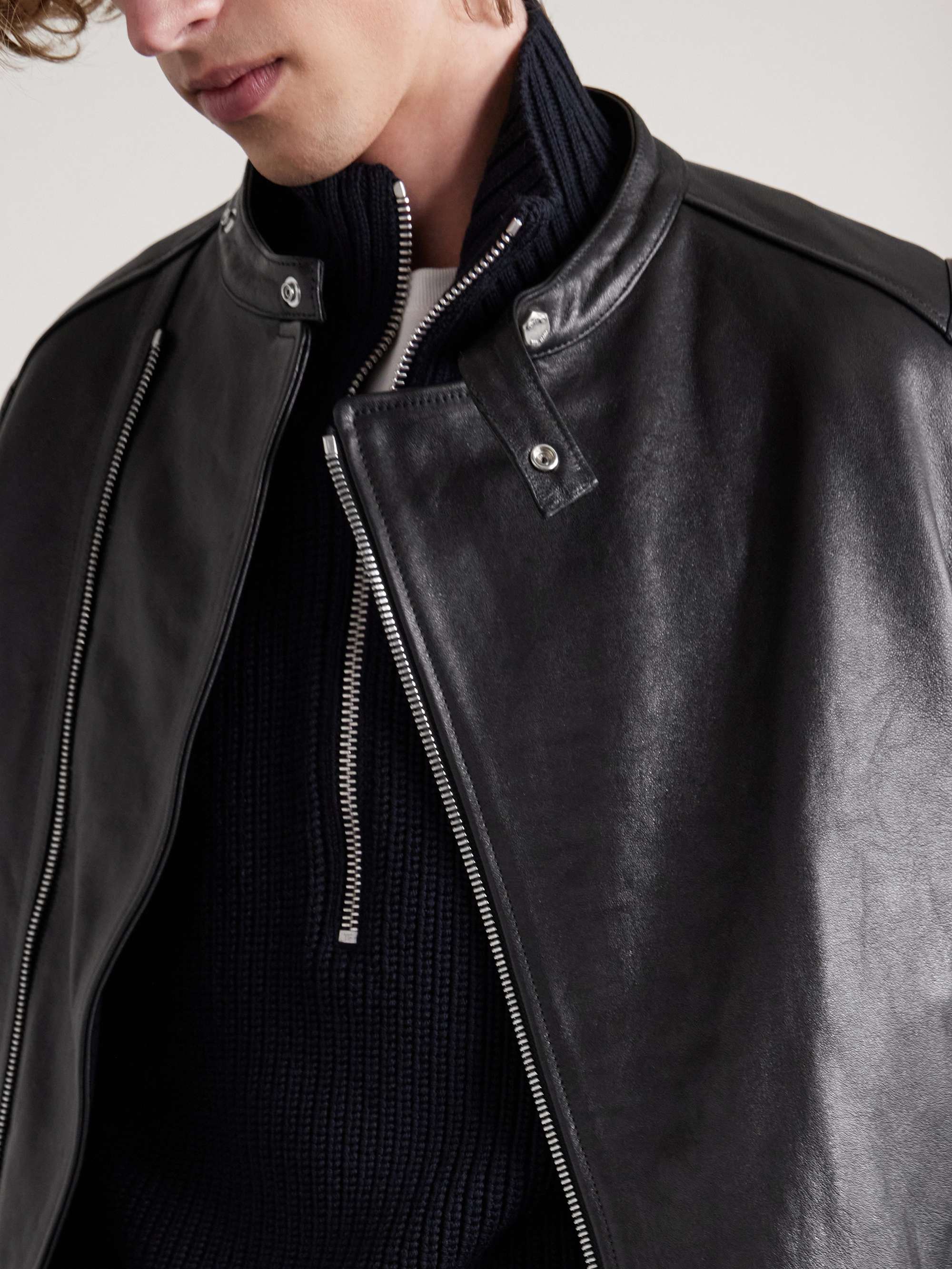 + HOORSENBUHS Giacca in pelle Race 424 da uomo | MR PORTER