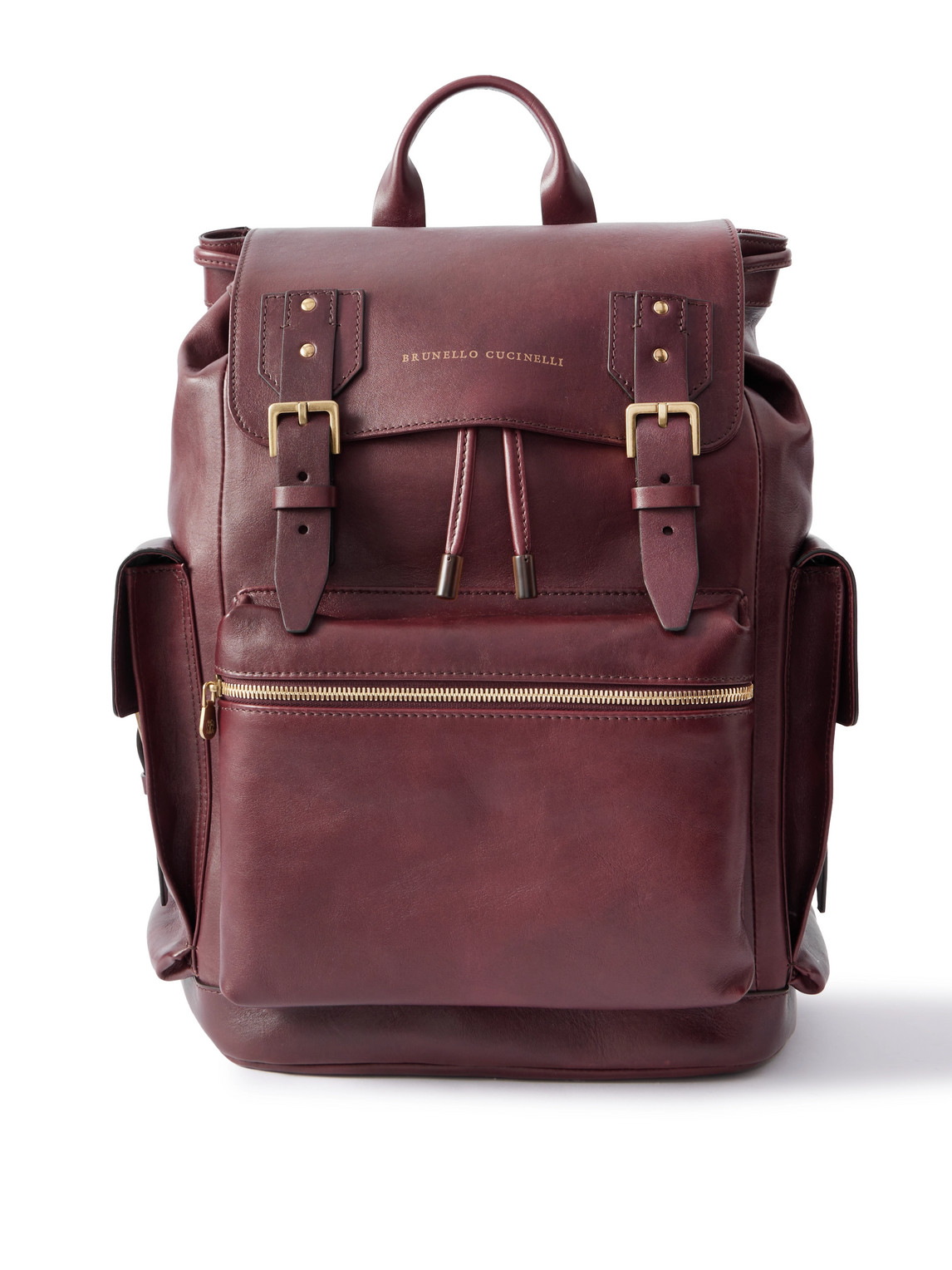 Brunello Cucinelli - Leather Backpack - Curated Menswear