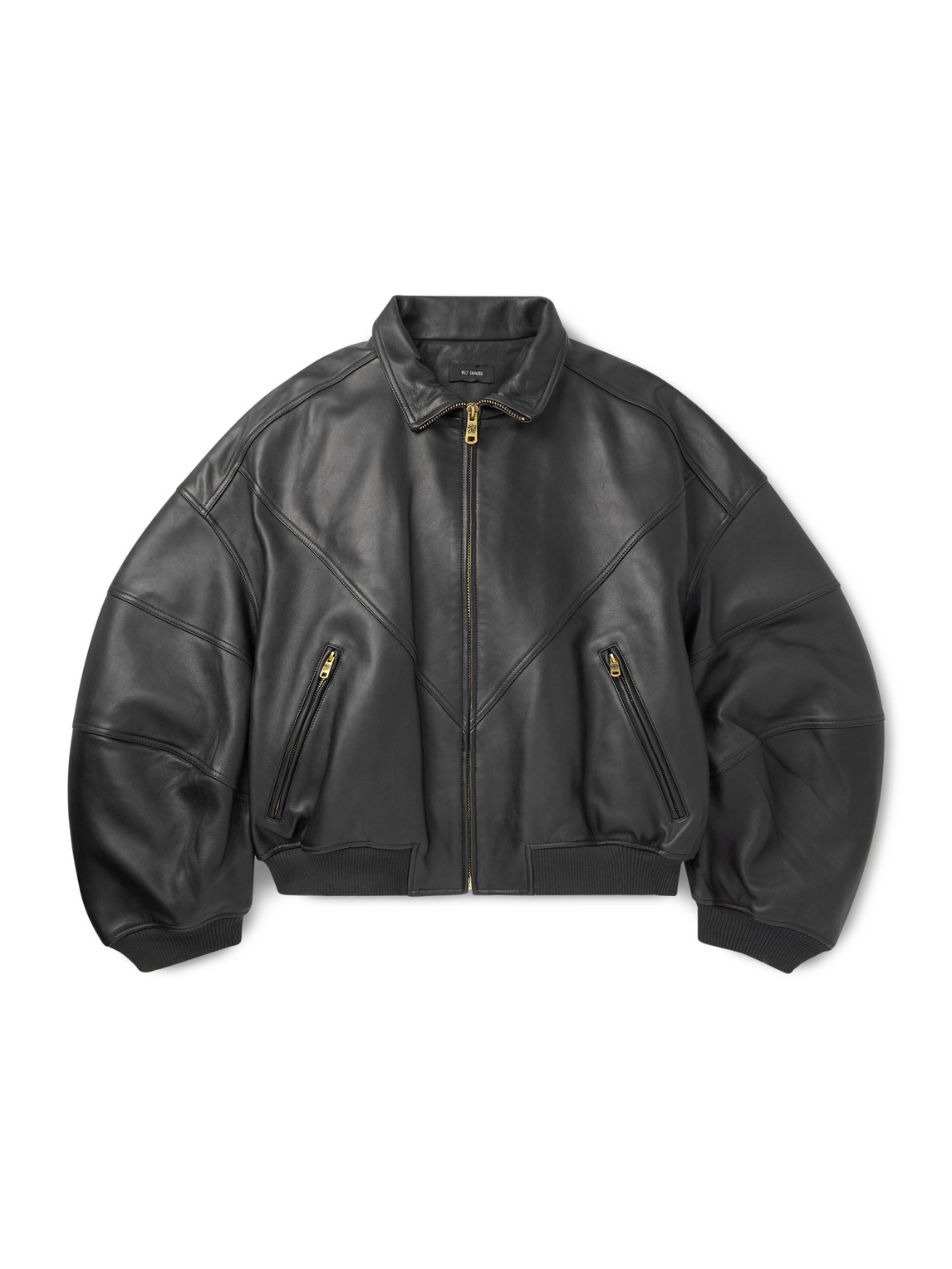 Willy Chavarria - Ruff Rider Oversized Panelled Leather Jacket ...
