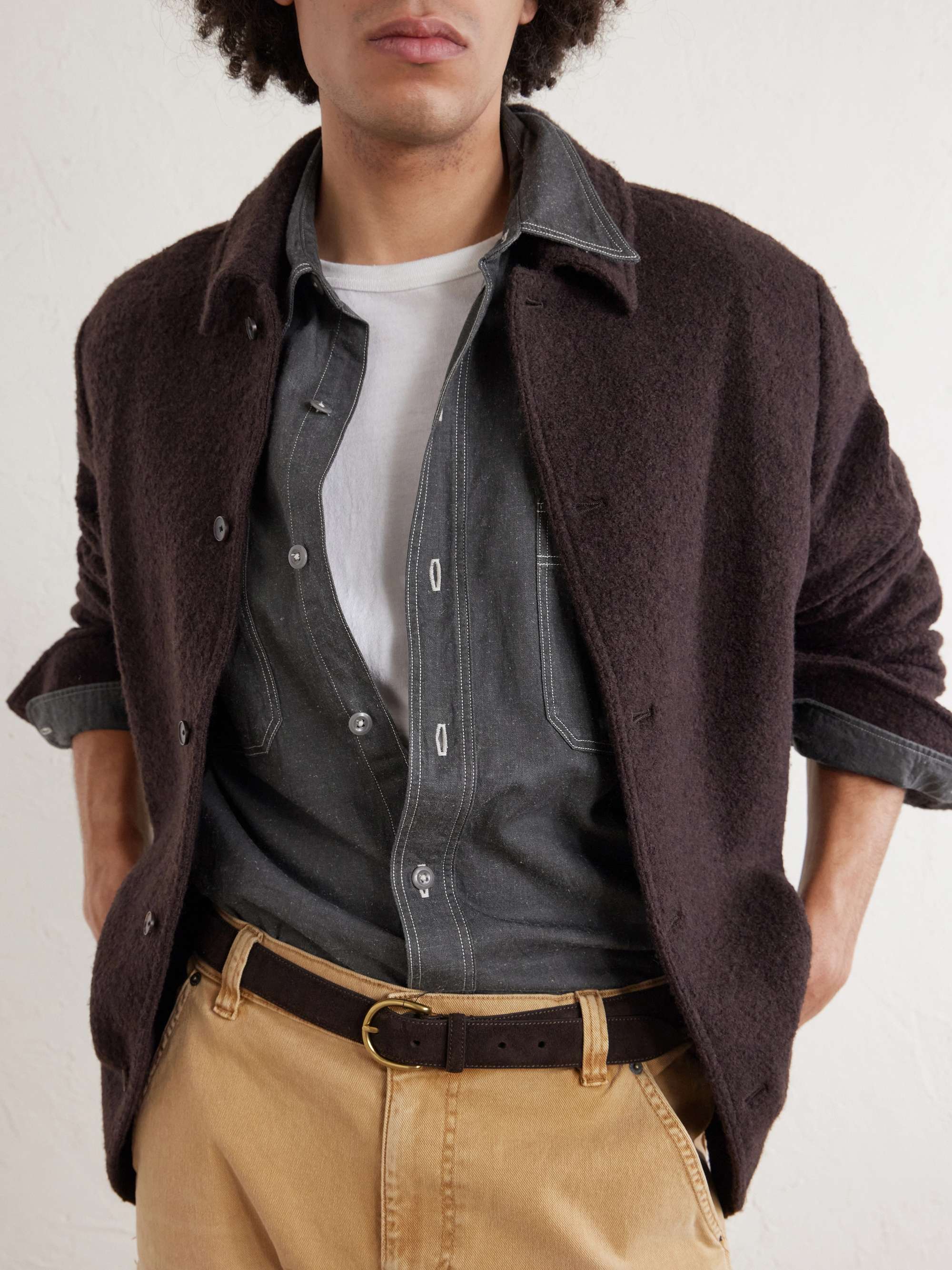 KAPTAIN SUNSHINE Work Suvin Cotton and Hemp-Blend Shirt for Men | MR PORTER