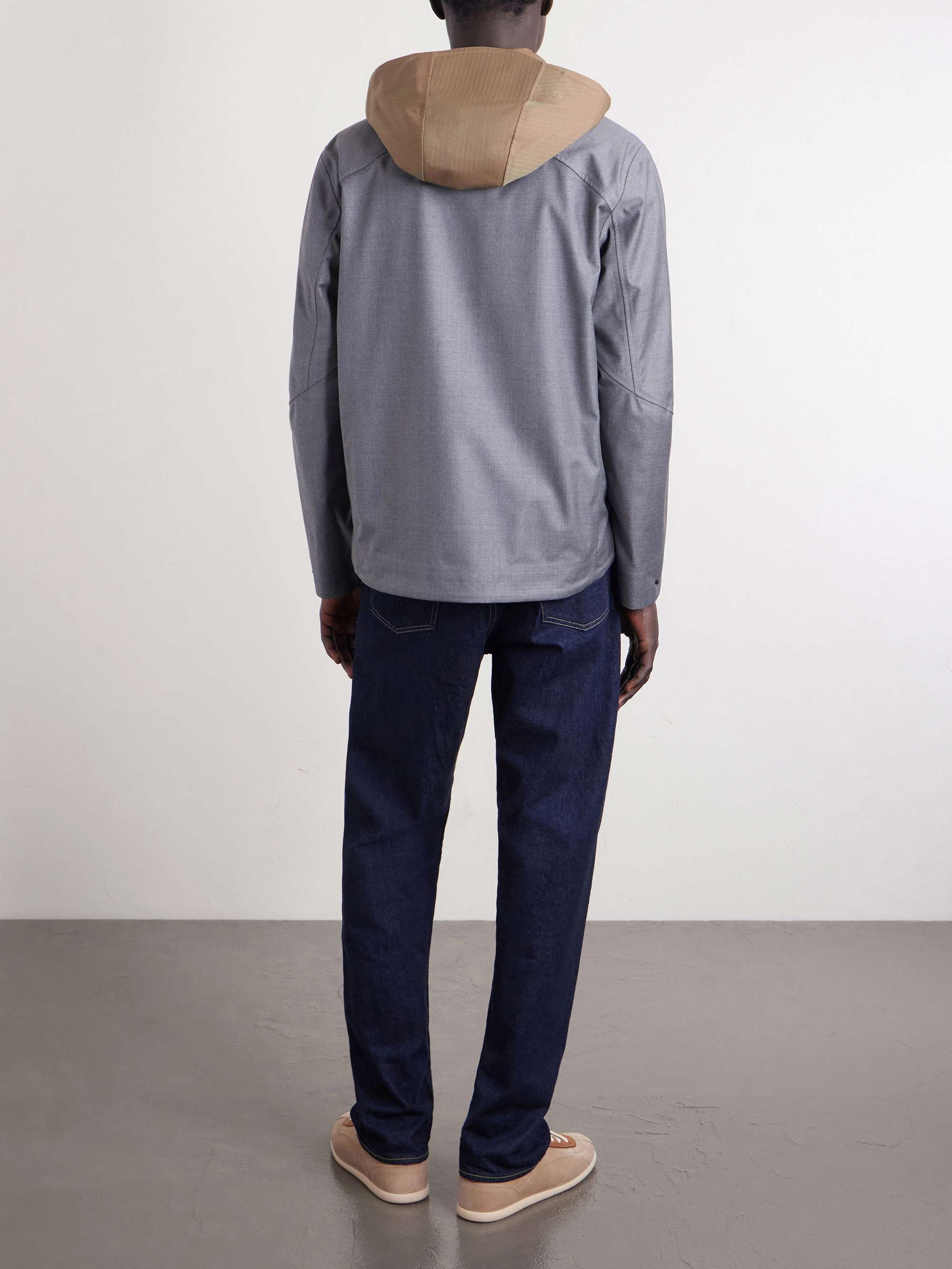 SEASE Summer Balma Virgin Wool Hooded Jacket for Men | MR PORTER