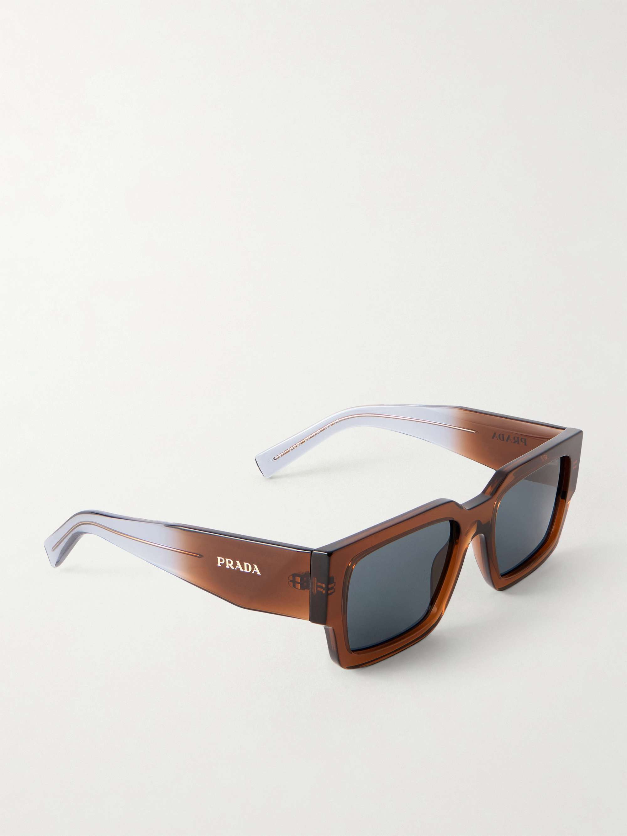 PRADA EYEWEAR Square-Frame Acetate Sunglasses for Men | MR PORTER