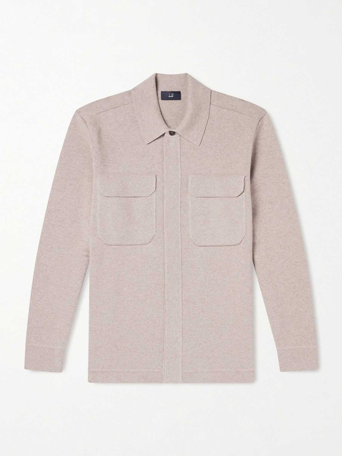 Dunhill - Cotton And Cashmere-Blend Overshirt - Men - Neutrals - S於男裝