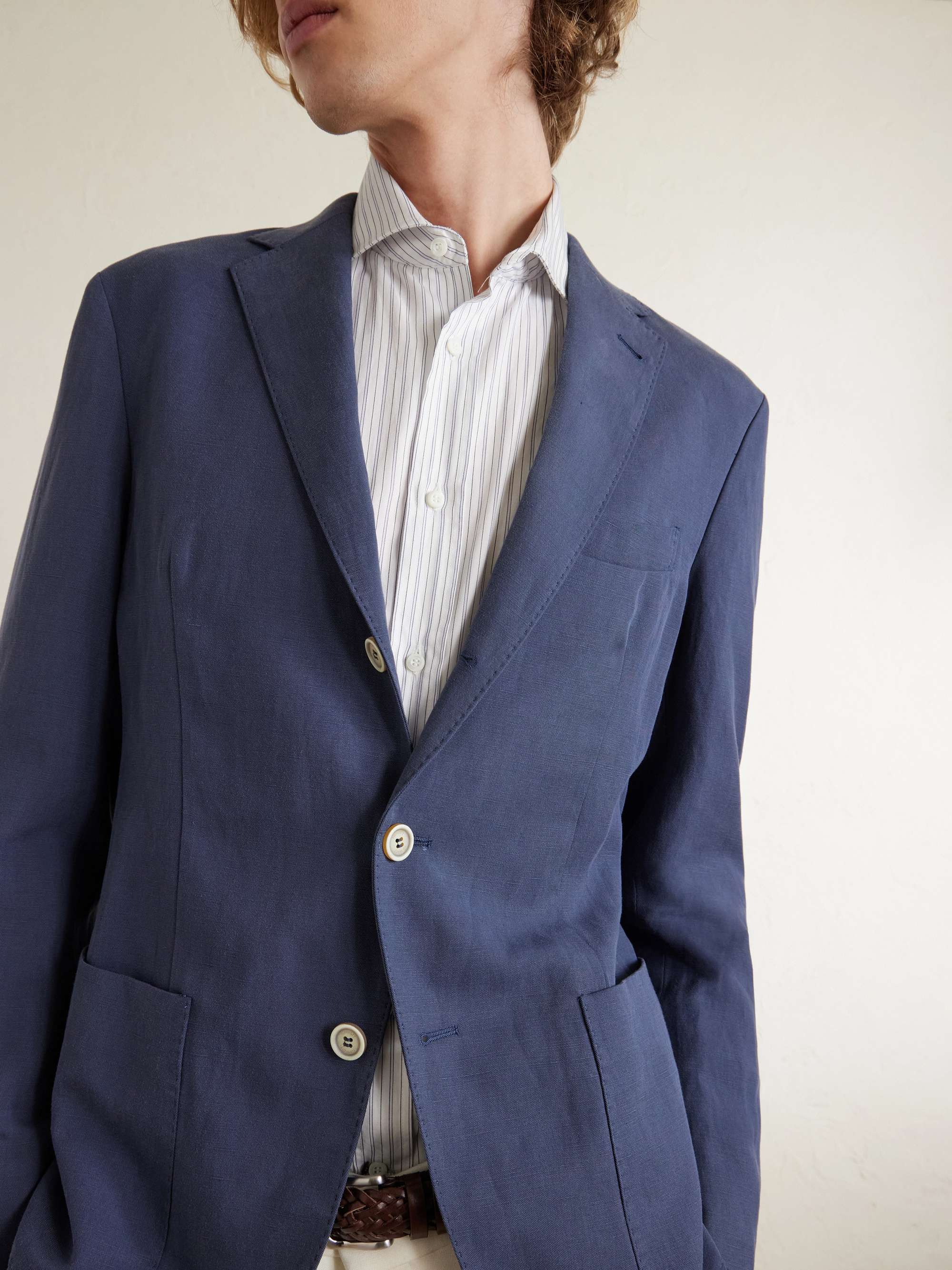 ELEVENTY Lyocell and Linen-Blend Suit Jacket for Men | MR PORTER