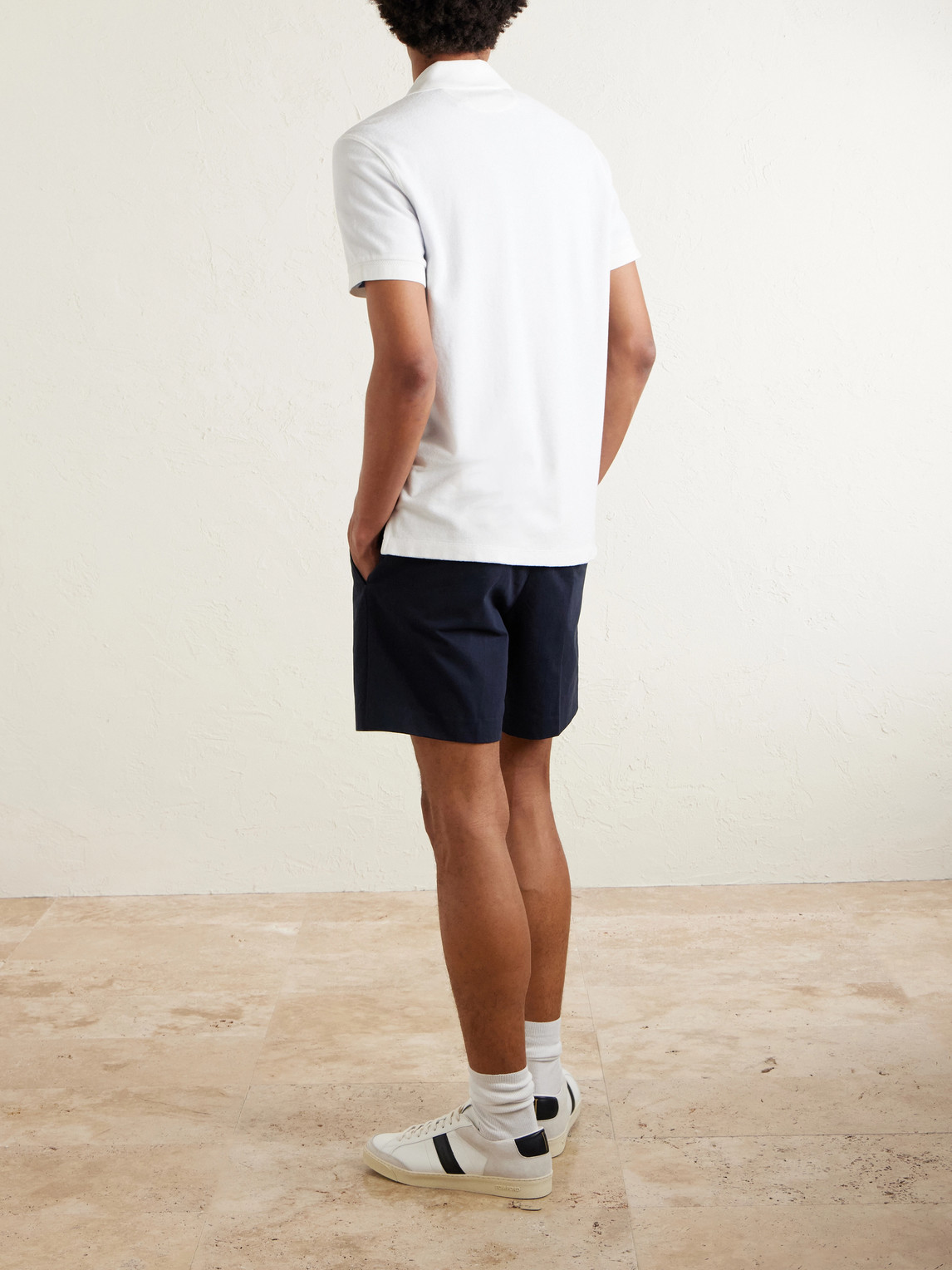 TOM FORD - Slim-Fit Cotton-Blend Terry Polo Shirt - Curated Menswear