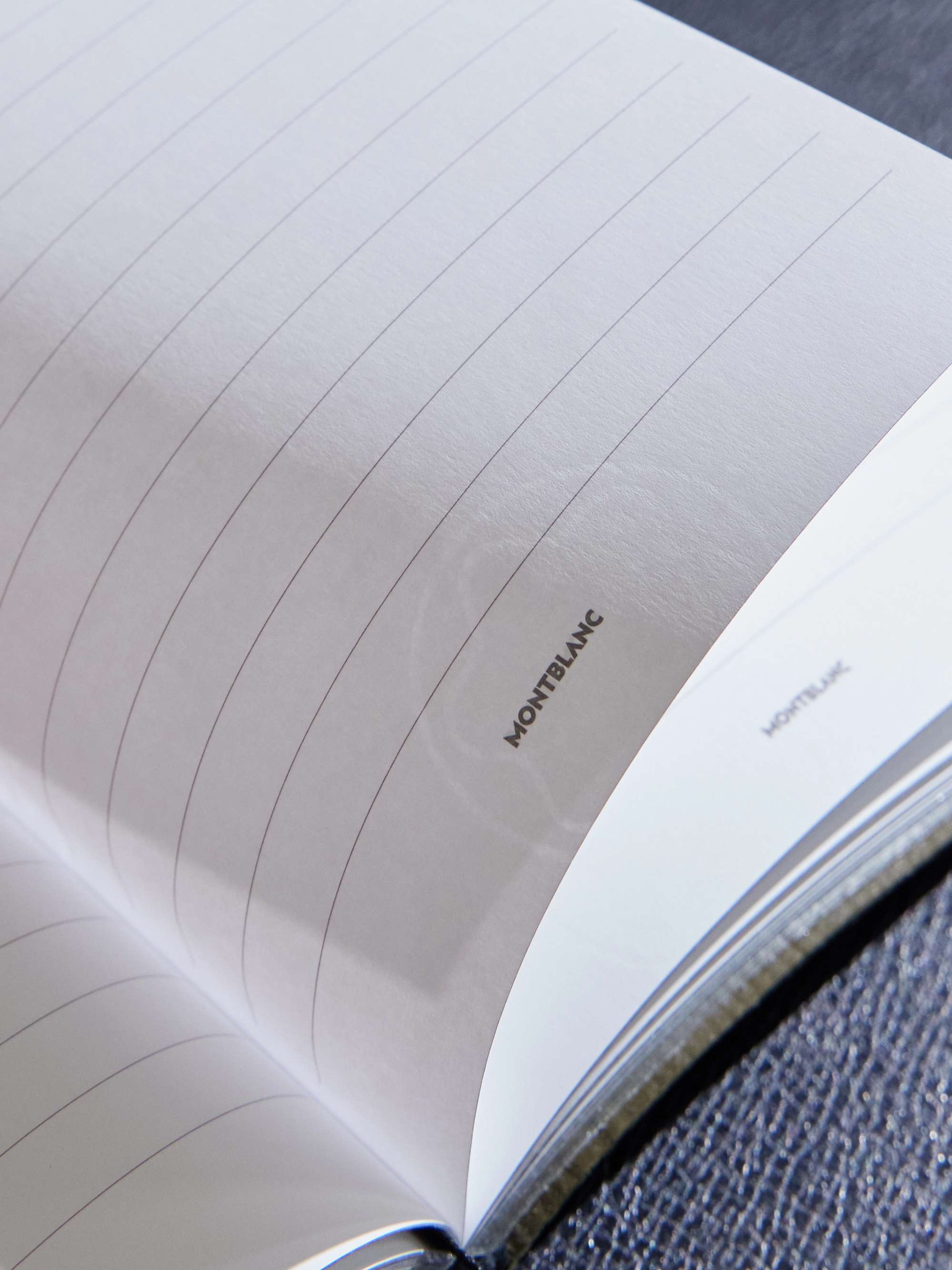 MONTBLANC Large Dégradé Corteccia Sfumato Leather Notebook for Men | MR ...