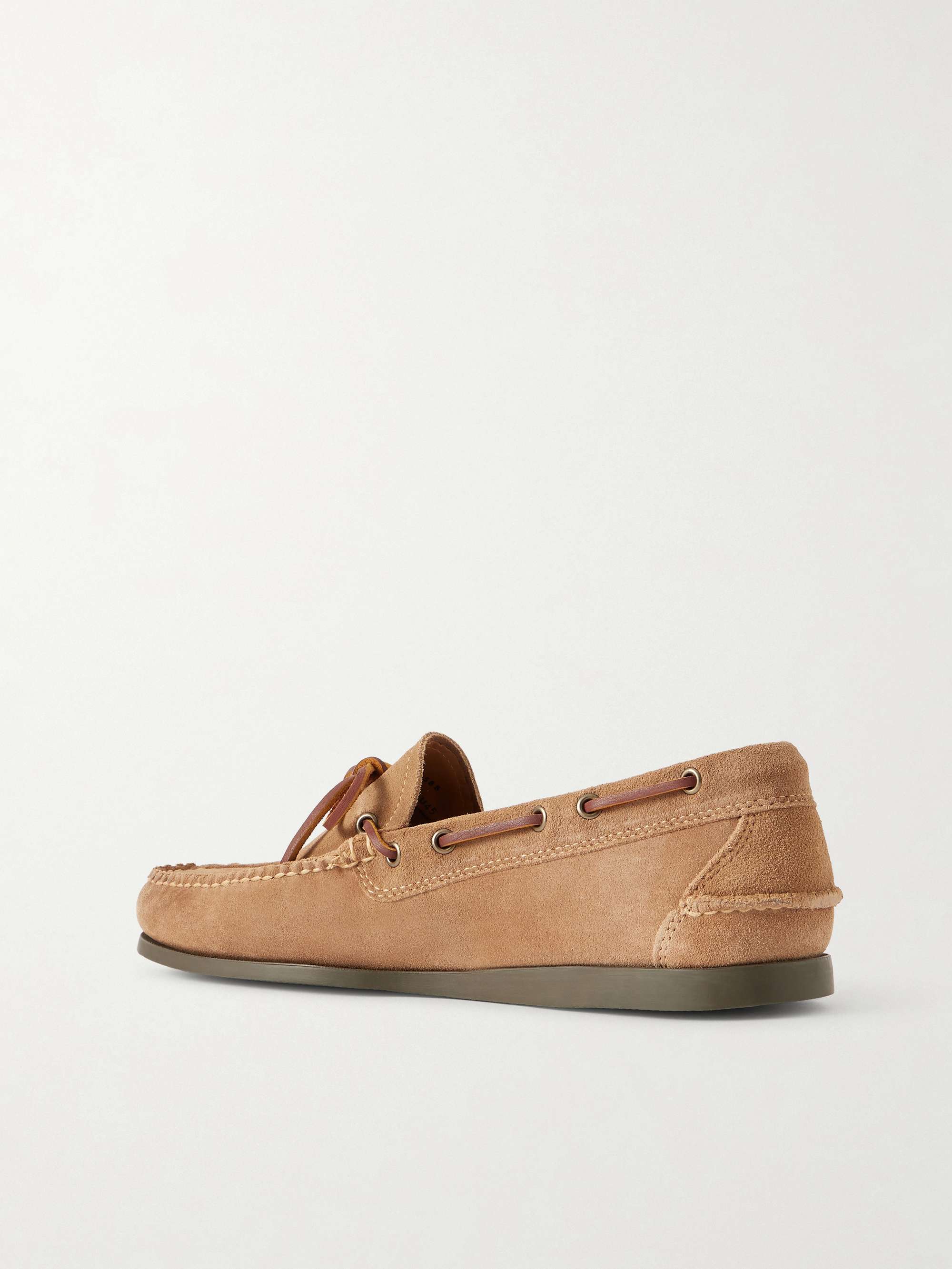 G.H. BASS Camp Moc Decker Suede Boat Shoes for Men | MR PORTER