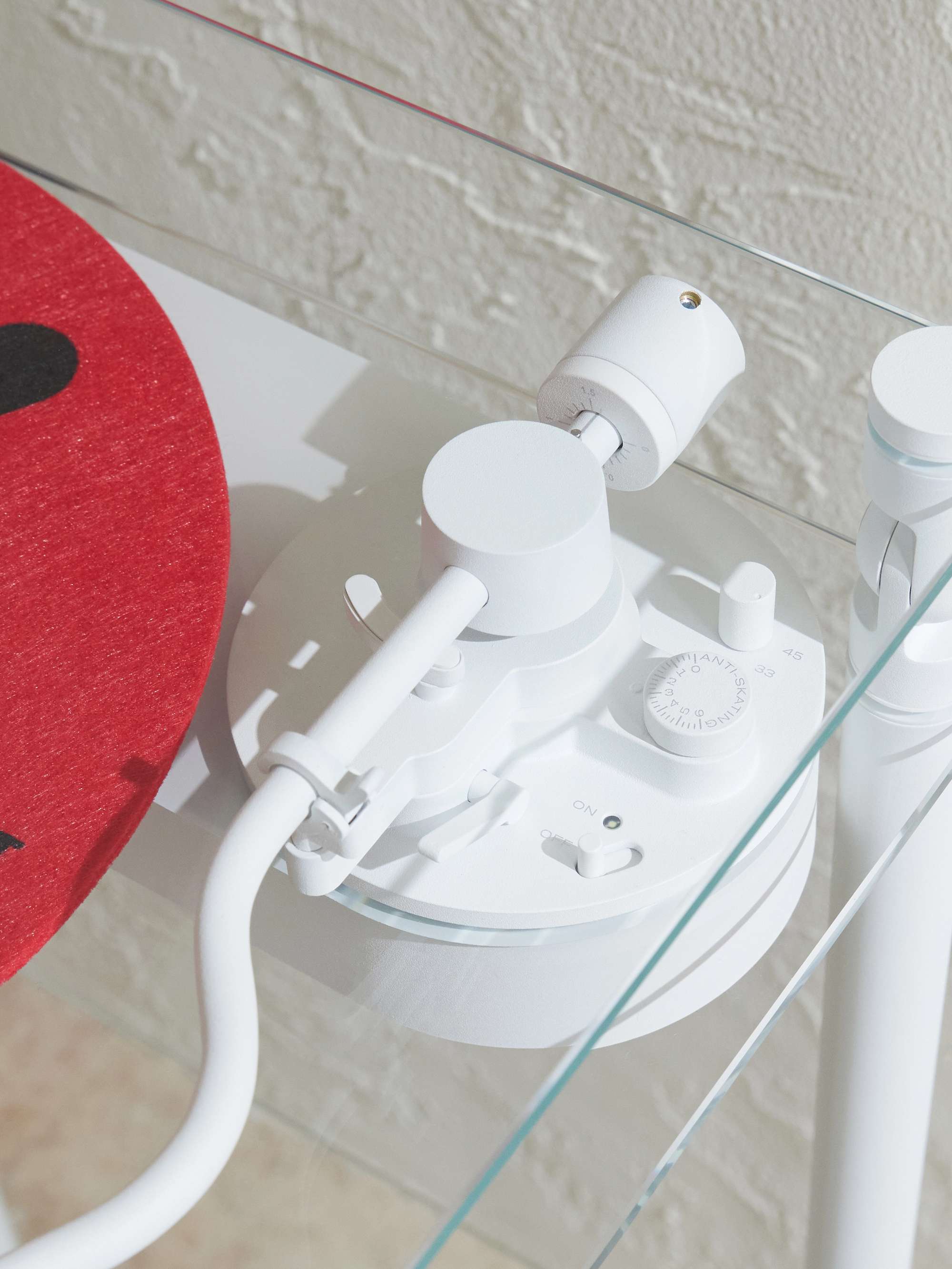 TRANSPARENT SPEAKER Transparent Turntable with Aluminum and Glass Stand ...