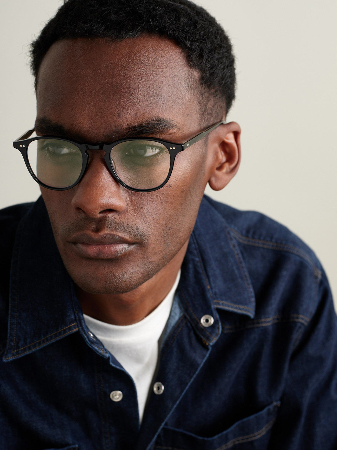 Garrett Leight California Optical - Hampton Round-Frame Acetate and ...