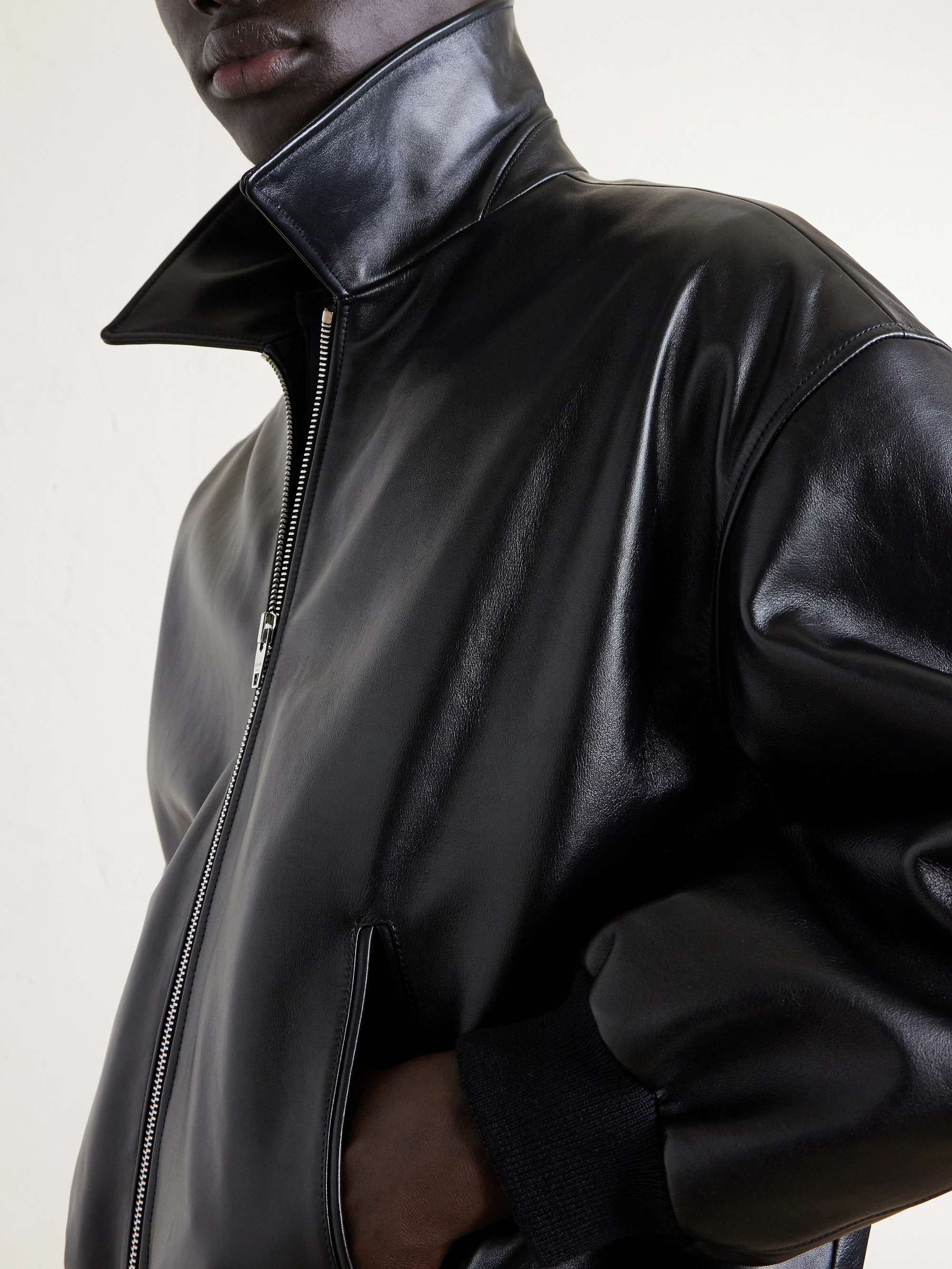 CELINE Teddy Leather Jacket for Men | MR PORTER