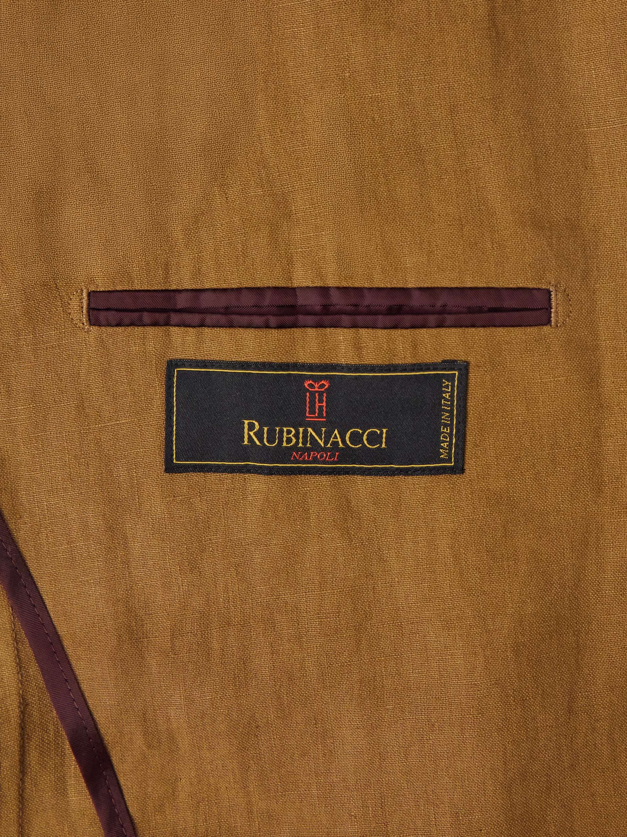 RUBINACCI Linen Suit Jacket for Men | MR PORTER