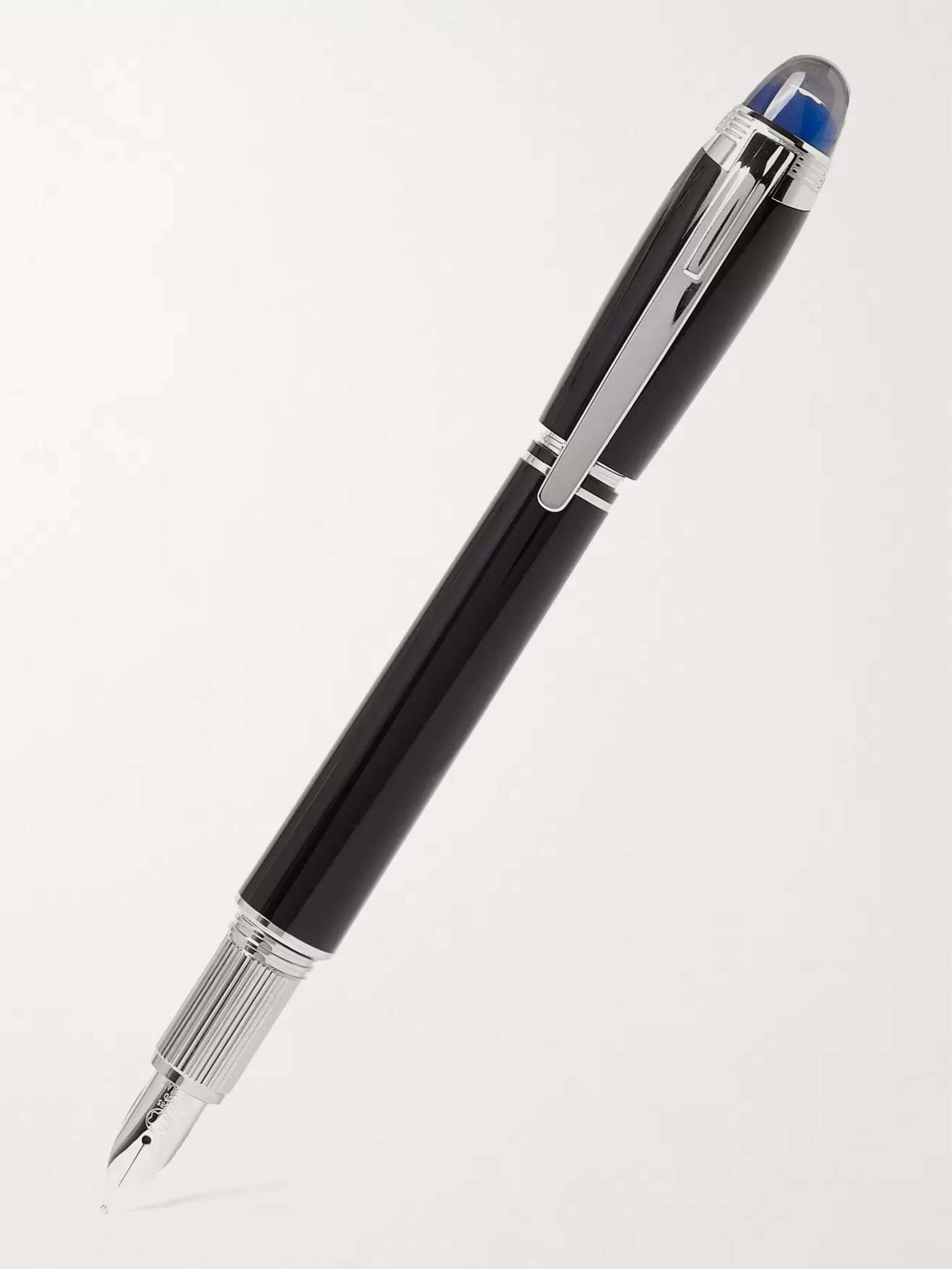 Black StarWalker Resin and Platinum-Plated Fountain Pen | MONTBLANC ...