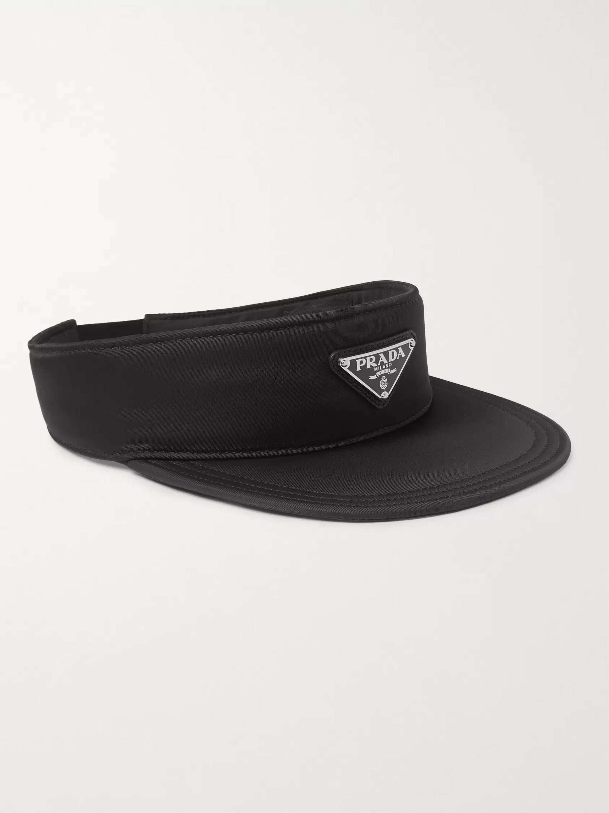 PRADA Logo-Appliquéd Nylon Visor for Men | MR PORTER