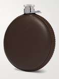 PURDEY Leather and Stainless Steel Flask for Men | MR PORTER
