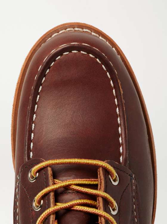 RED WING SHOES 8138 Moc Leather Boots for Men | MR PORTER