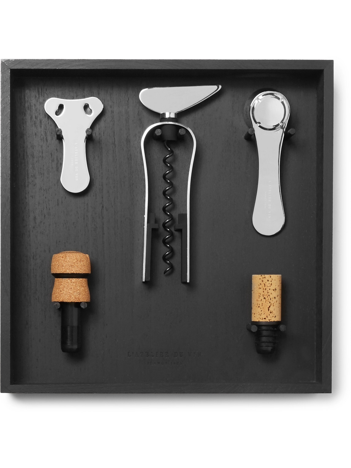 L'Atelier Du Vin - Le Globe Glass And Walnut Wine Set - Men - Silver ...