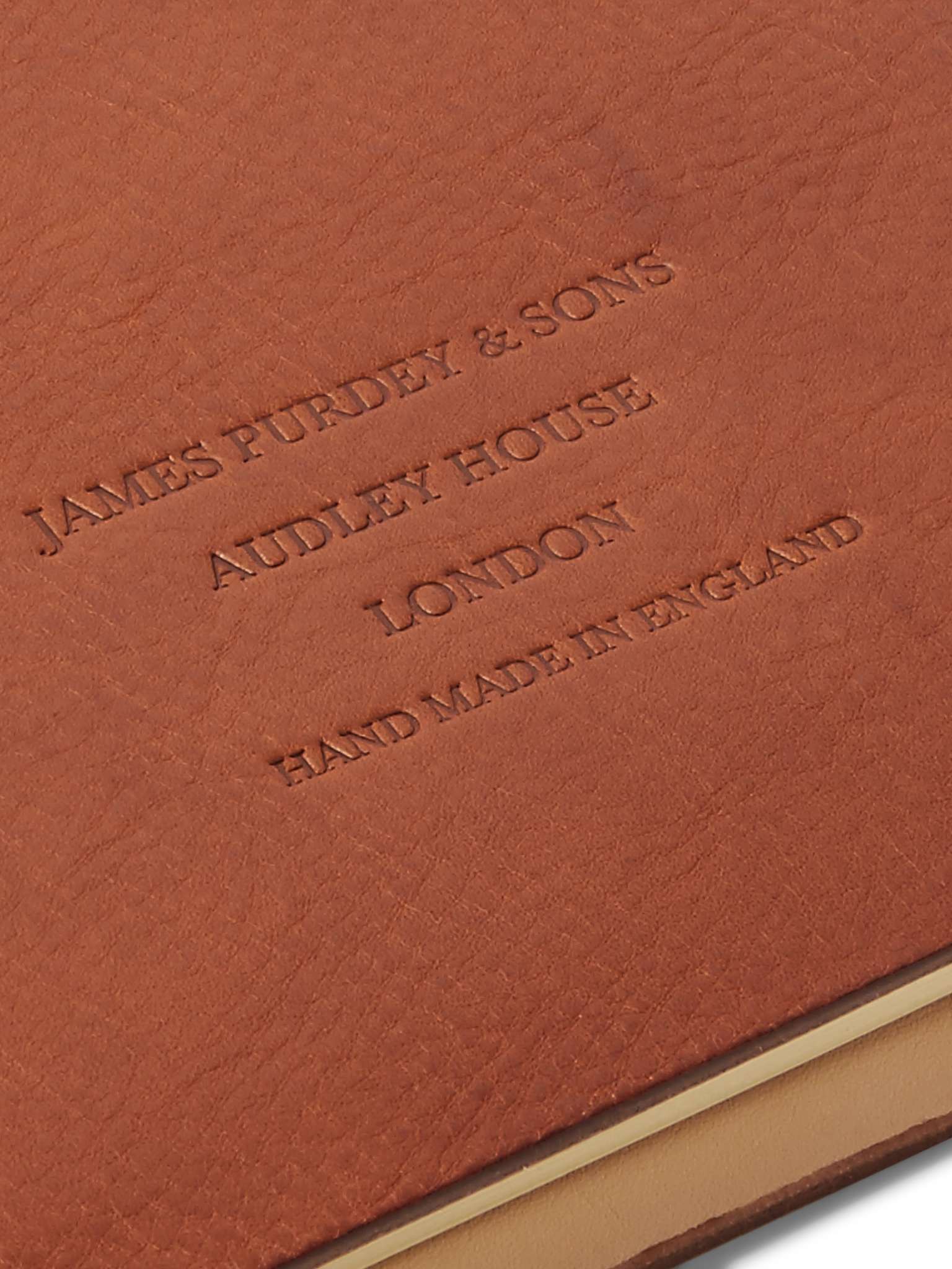 PURDEY Full-Grain Leather-Bound Notebook for Men | MR PORTER
