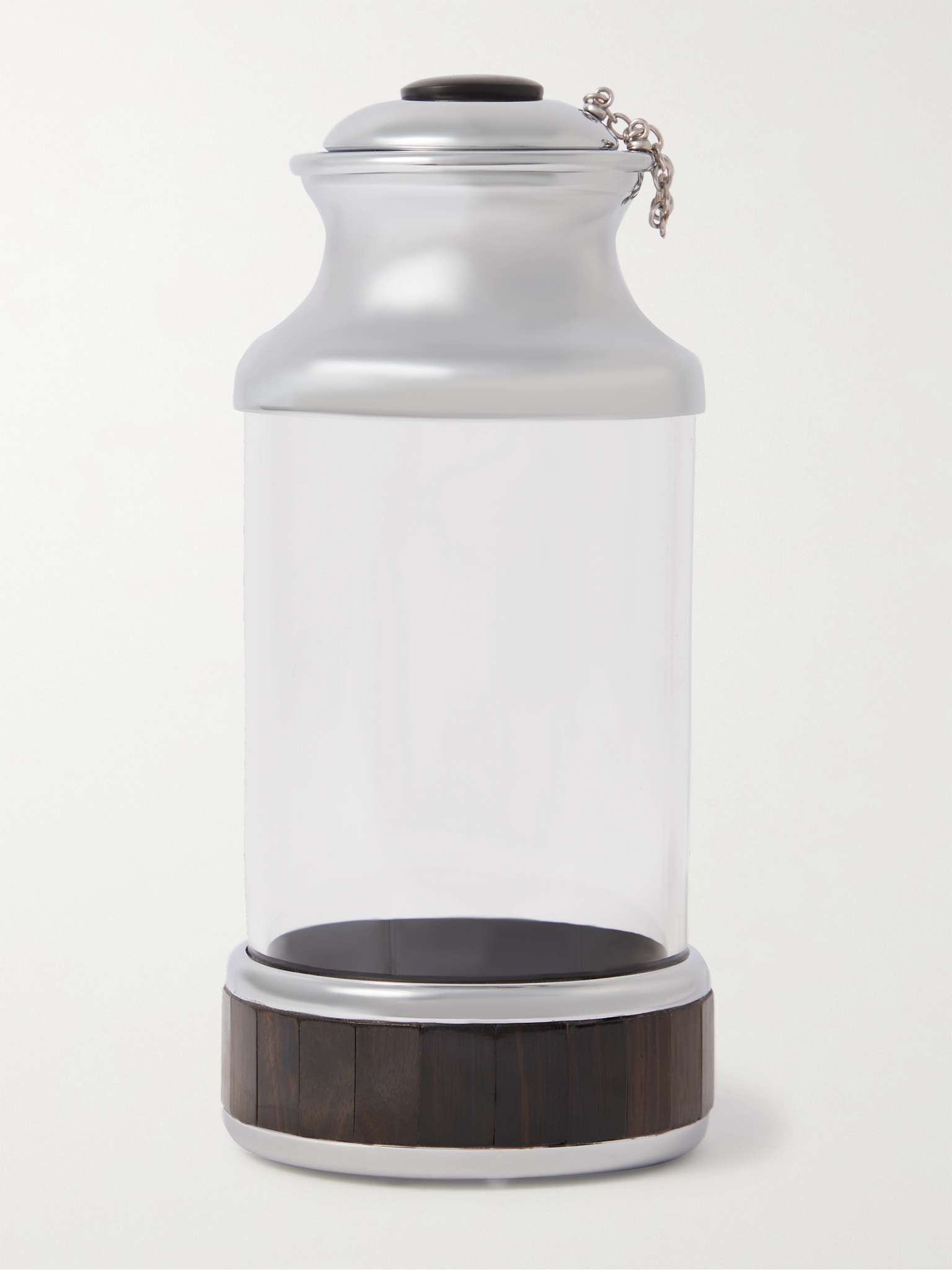 LORENZI MILANO Glass, Ebony and Stainless Steel Diffuser Bottle for Men ...